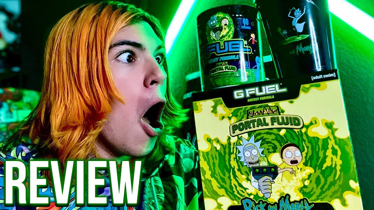 “Unstable Portal Fluid” Rick and Morty GFuel Review! - YouTube
