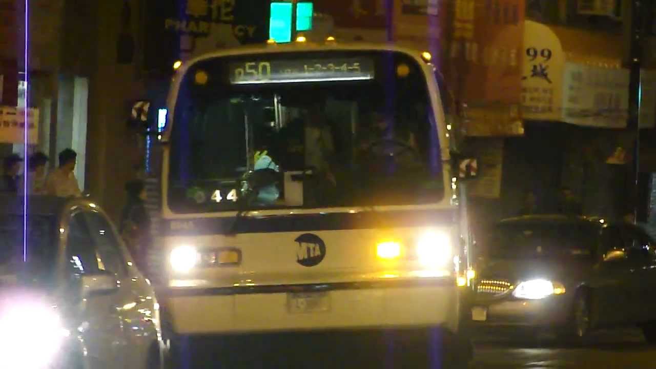 MTA Bus: 1996 Nova-RTS Q50LTD Bus #8945 at Main St-Flushing - YouTube