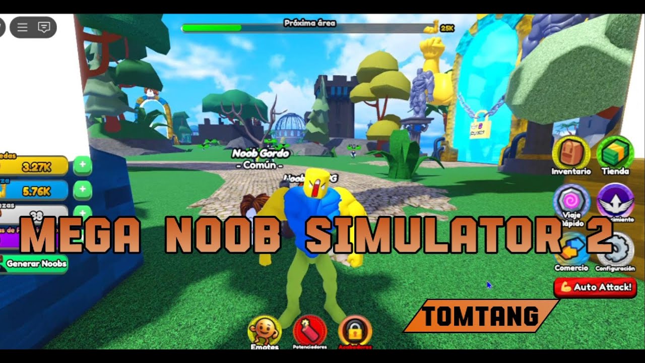 Roblox: Mega Noob Simulator 2. TomTang - YouTube