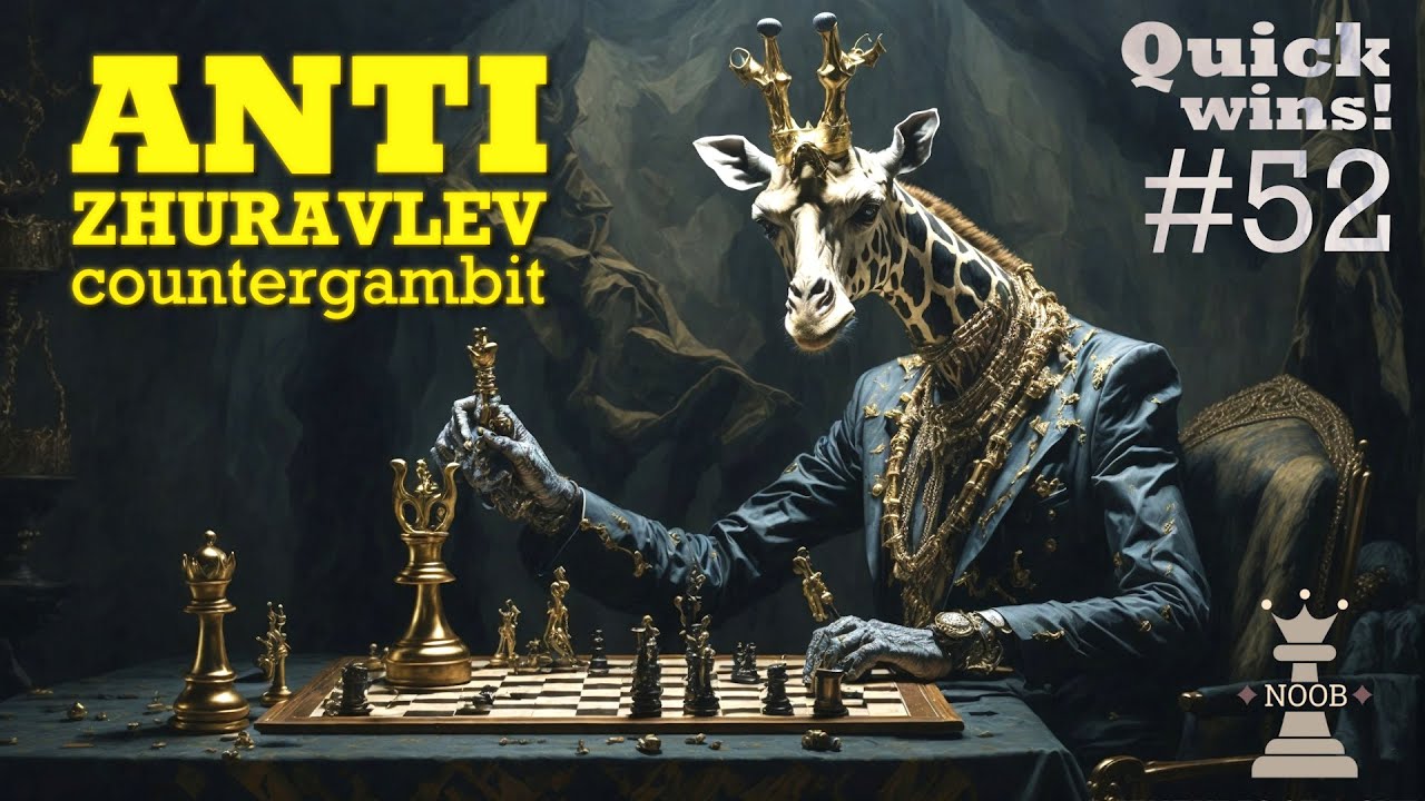 ⚡Vienna Game Zhuravlev Countergambit | QUEEN WREAKS HAVOK! Quick Wins ...