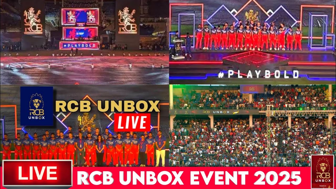 IPL 2025 - RCB Unbox Event 2025 LIVE Streaming | RCB Unbox Event LIVE ...