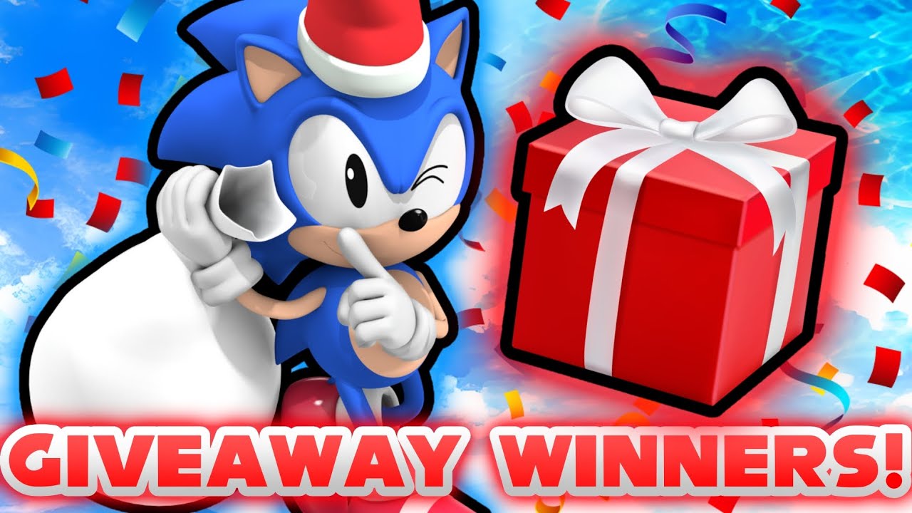 Giveaway Winners! - Sonic Speed Simulator - YouTube