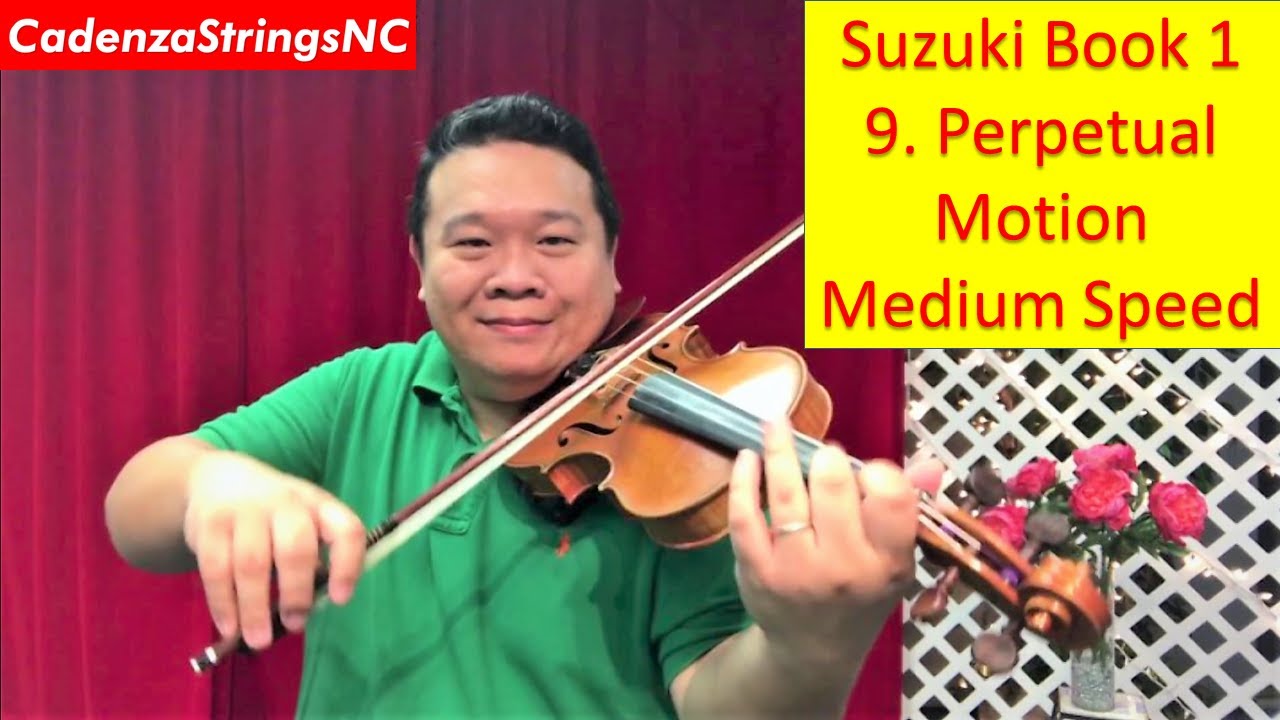 Perpetual Motion | Medium Speed | Suzuki Violin Book 1 - YouTube