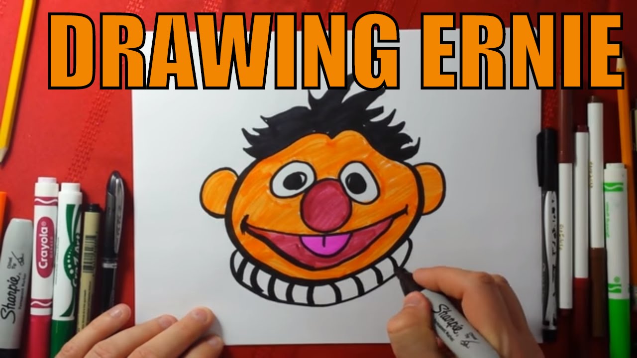 Sesame Street Learning to Draw Ernie How to Draw Series - YouTube