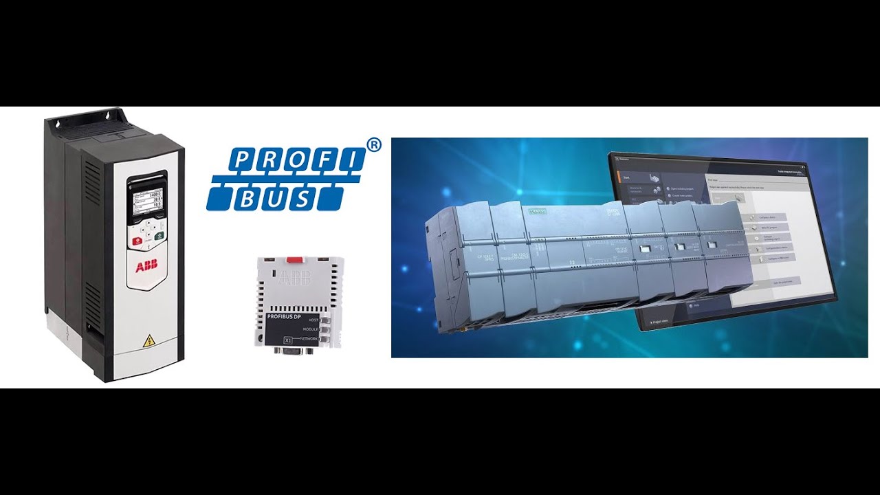 Siemens Tia Portal Professional Profibus - ABB ACS880 FPBA-01 - YouTube