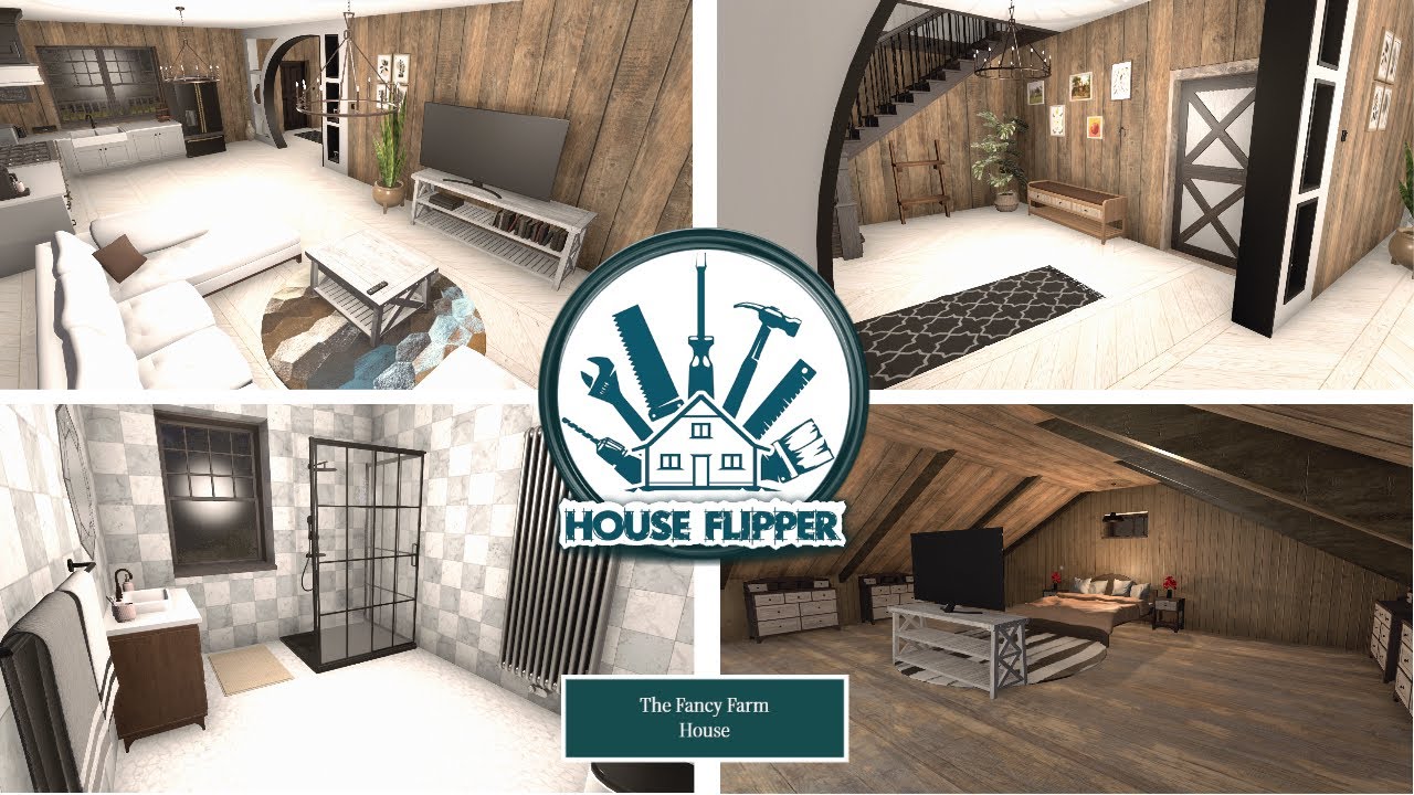 The Fancy Farm House 🏡 | FARM FLIPPER | FARM DLC | SPEED BUILD - YouTube