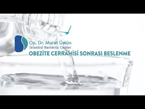 Su Tüketimi - Obezite Cerrahisi Sonrası Beslenme