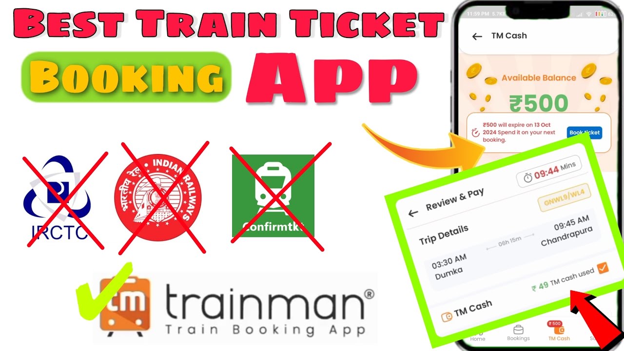 Trainman App | Best Train Ticket Booking App | Troop Tech - YouTube