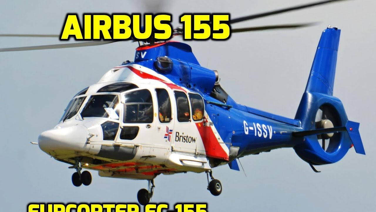 EC 155 Helicopter H155 Fly-by & Depature - YouTube