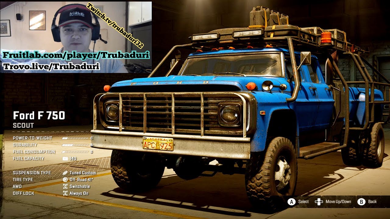 SnowRunner Ford F750 Location & Rescue / AWD & Suspension upgrades ...