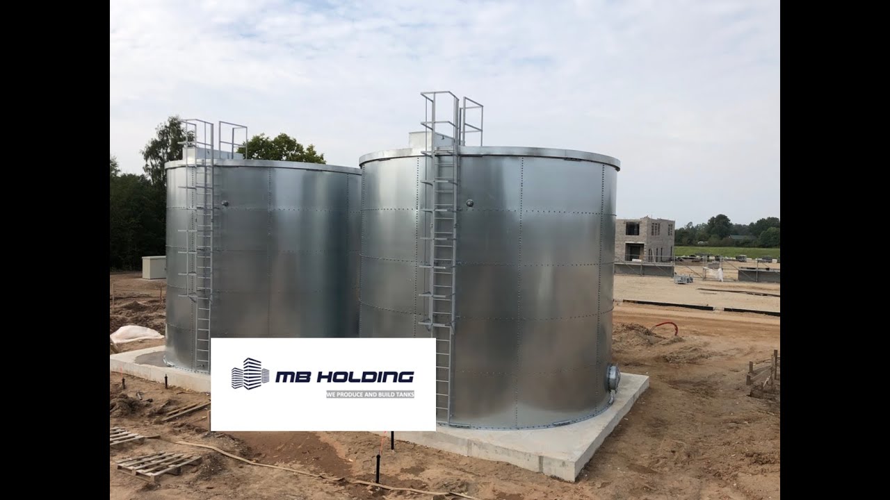 💧💧2 WATER STORAGE TANKS MADE AND INSTALLED by MB HOLDING - YouTube