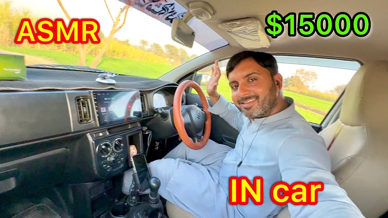 ASMR in $15000 car | ASMR in my 🚘 - YouTube