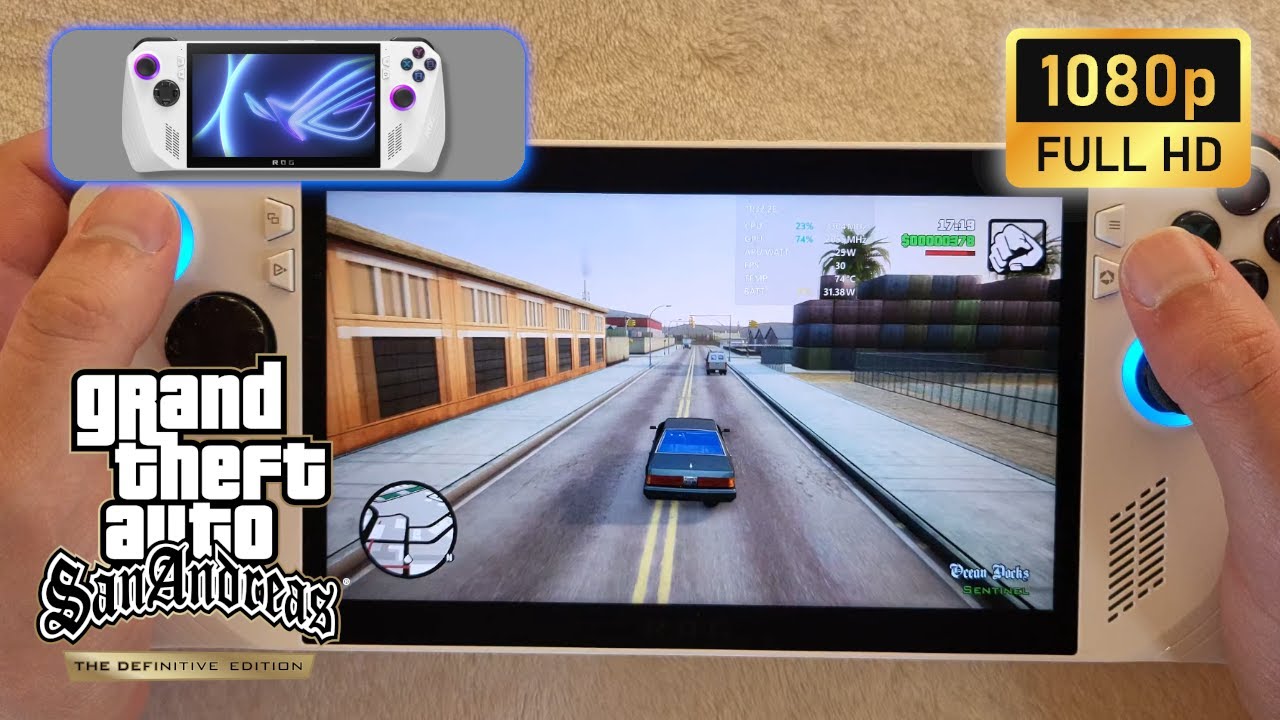 ASUS ROG Ally | GTA: San Andreas - The Definitive Edition | 1080p ...