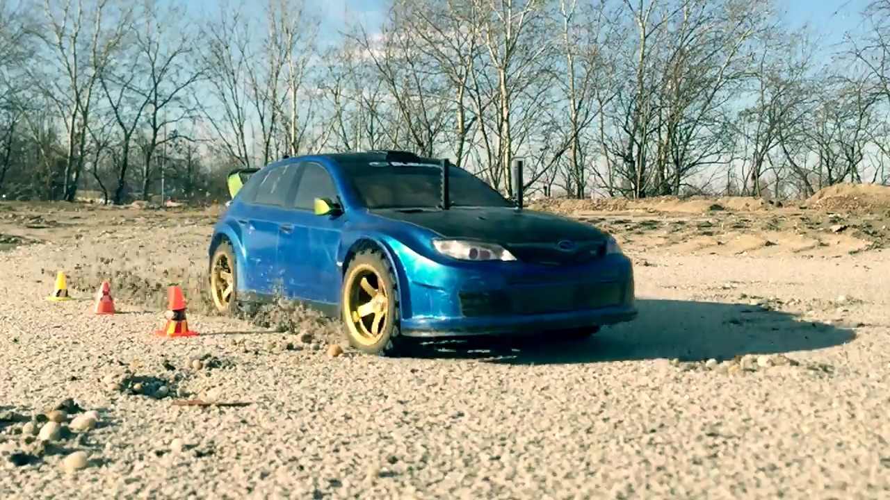 Tamiya TT-02 Rally Test 2 (Slow Motion) - YouTube