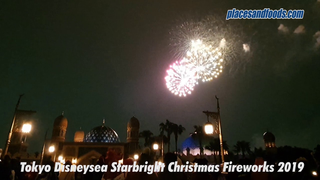 Tokyo Disneysea Starbright Christmas Fireworks 2019 - YouTube
