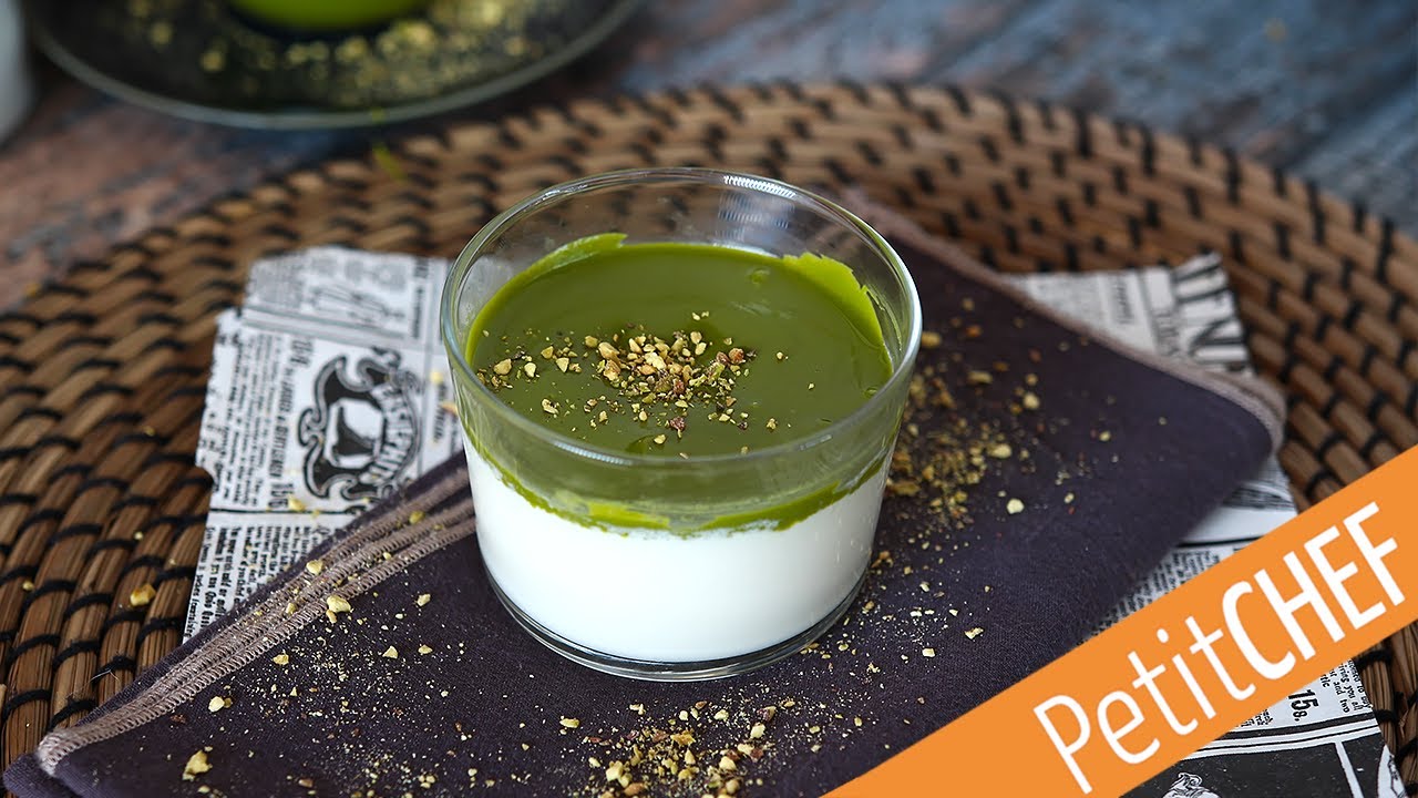 Panna cotta de pistache - YouTube