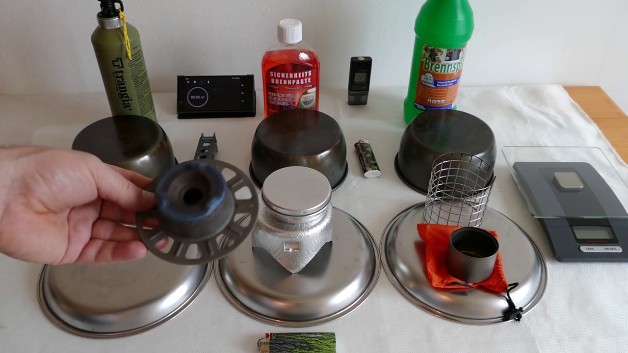 Test Spiritusbrenner: Toaks Siphon vs. Trangia Gelbrenner vs. Vargo ...