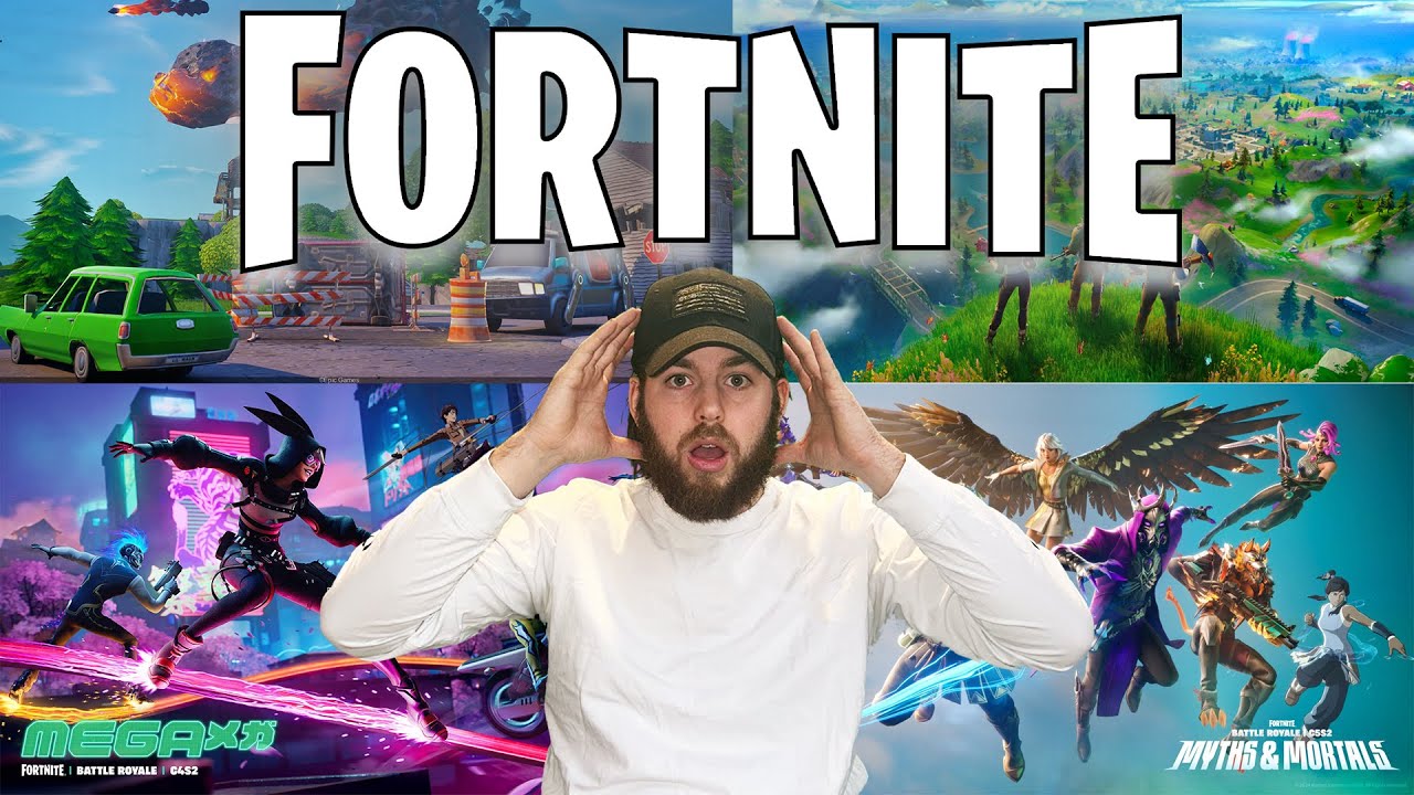 All Fortnite Cinematic Trailers Chapter 1-5 - YouTube