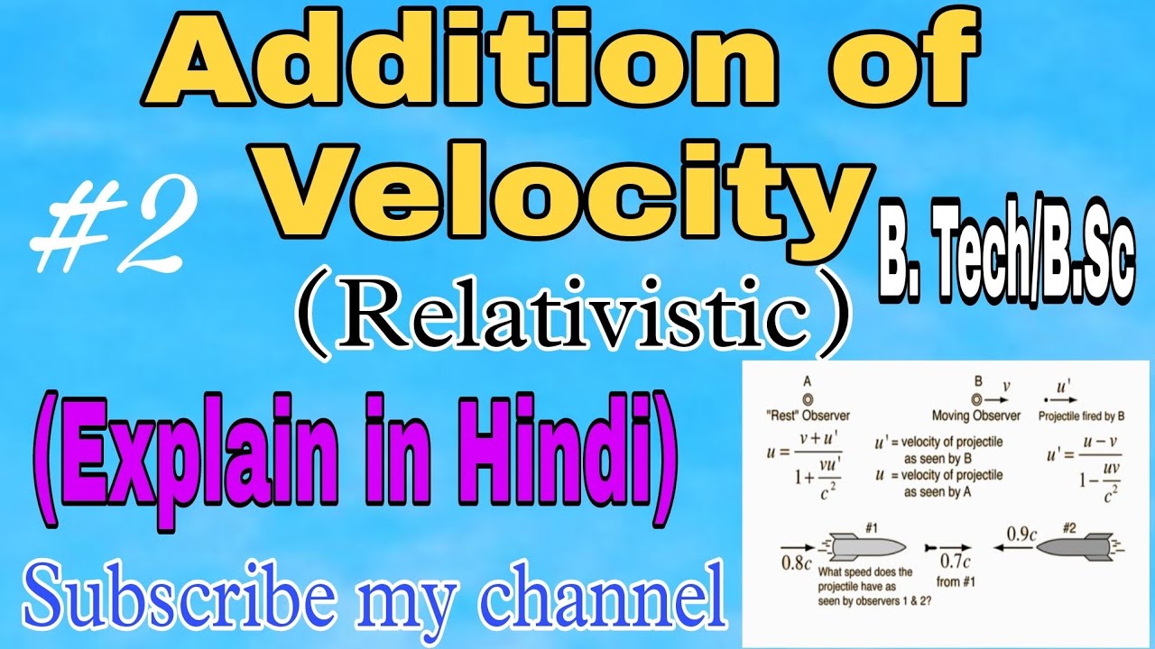 Velocity Addition Theorem Relativistic Addition Of Velocities Proof Of velocity-addition-theorem-relativistic-addition-of-velocities-proof-of