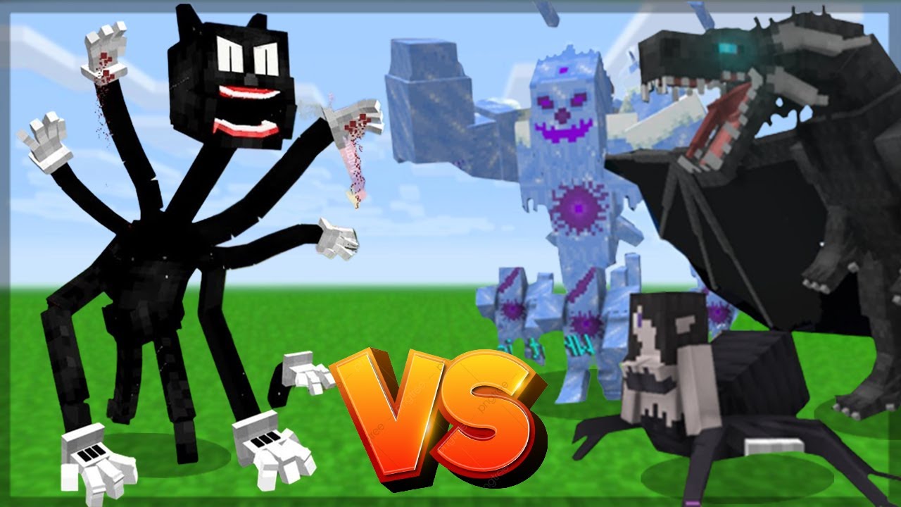 Minecraft: CARTOON CAT VS DARKAGE BIZARRE ! - BATALHA DE MOBS | BEDROCK ...