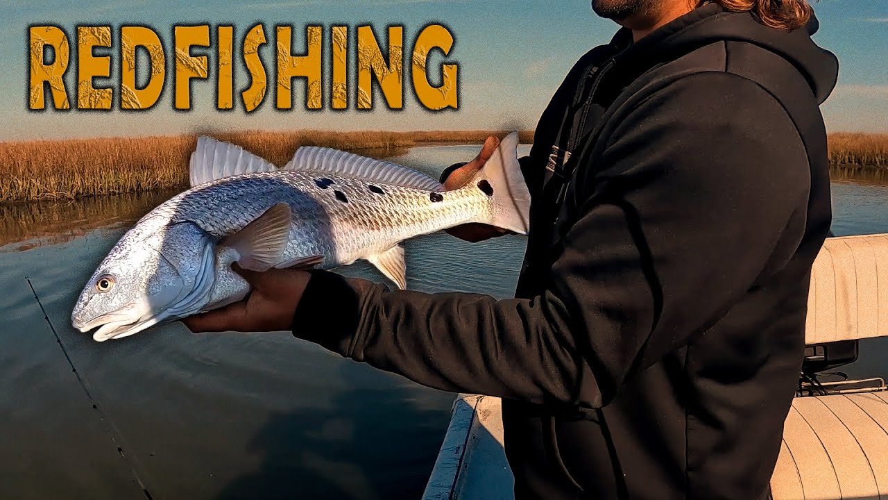 Crushing Redfish | Inshore Fishing Louisiana - Catch Clean Cook - YouTube