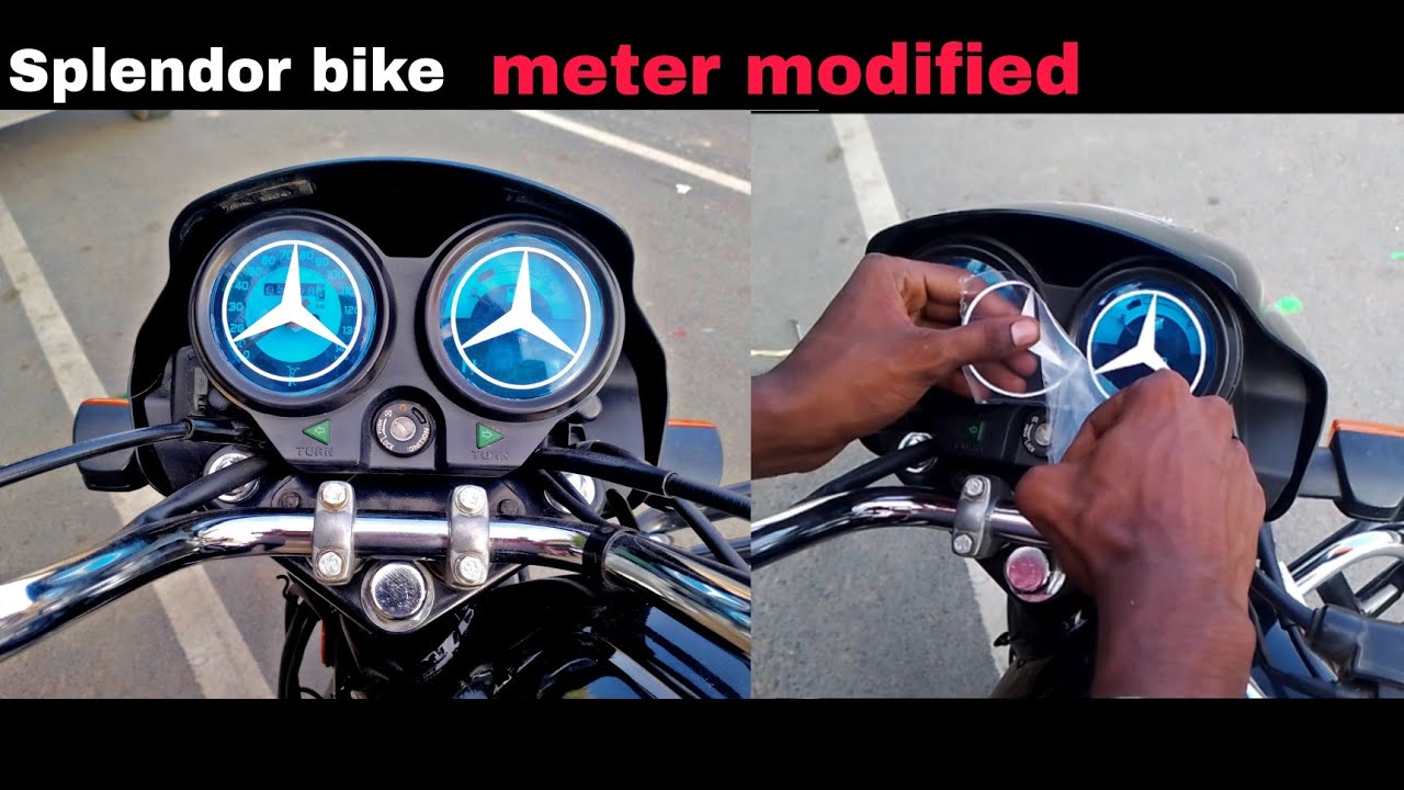 Splendor Bike || Splendor Bike Meter Modified - YouTube