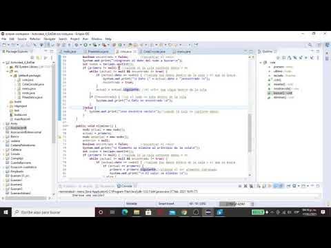 Actividad 4 Pila, Cola y Cola Circular Estructura de Datos - YouTube