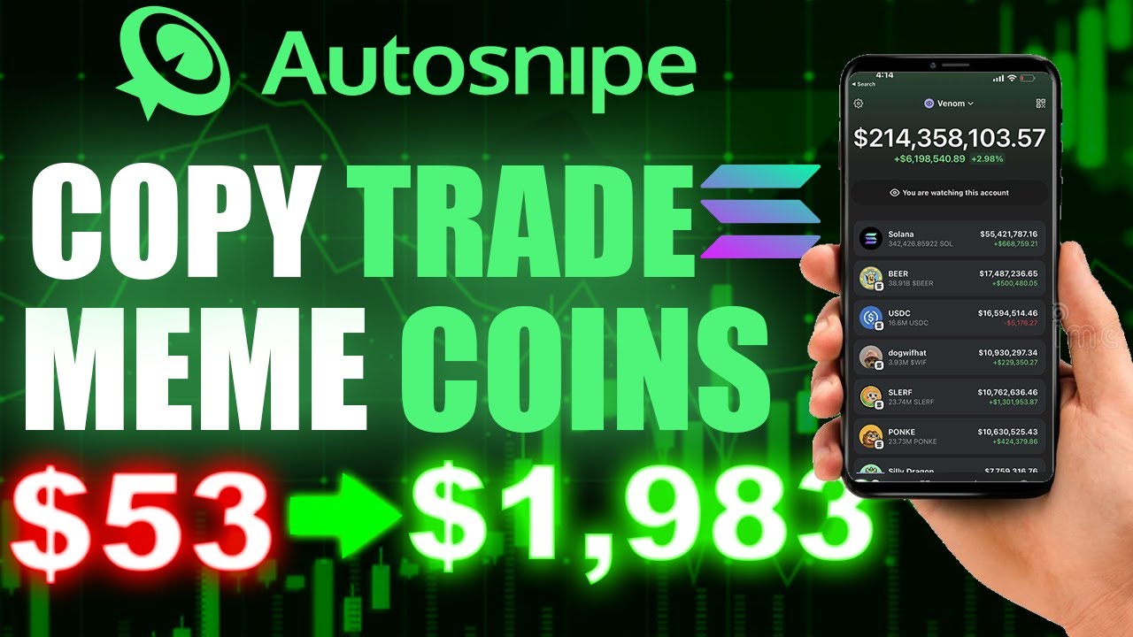 EASY Copy Trading Method for Solana Meme Coins | Autosnipe AI - YouTube