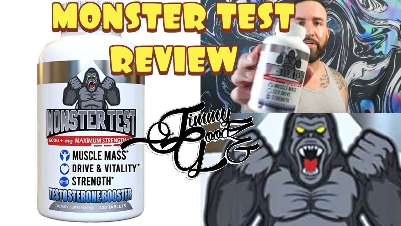Monster Test Testosterone booster REVIEW - YouTube
