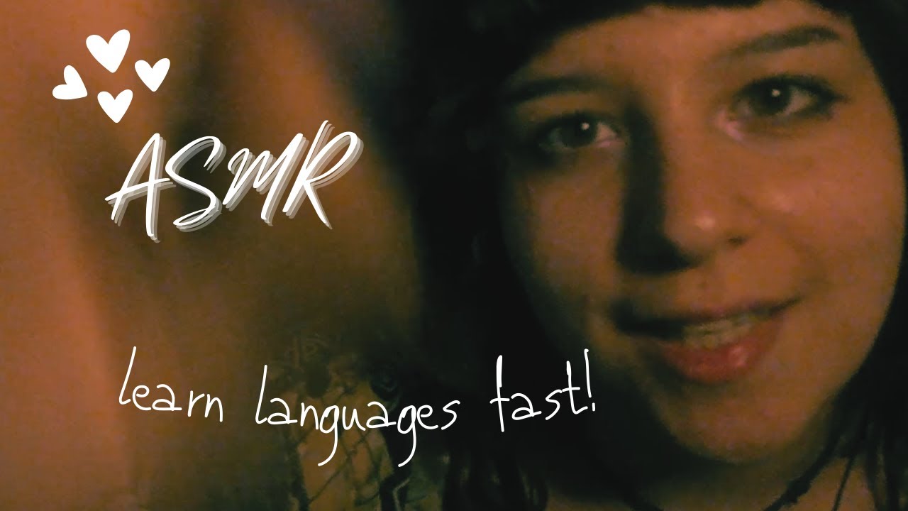 ASMR | language learning tips ! soft spoken, soothing hand movements ...