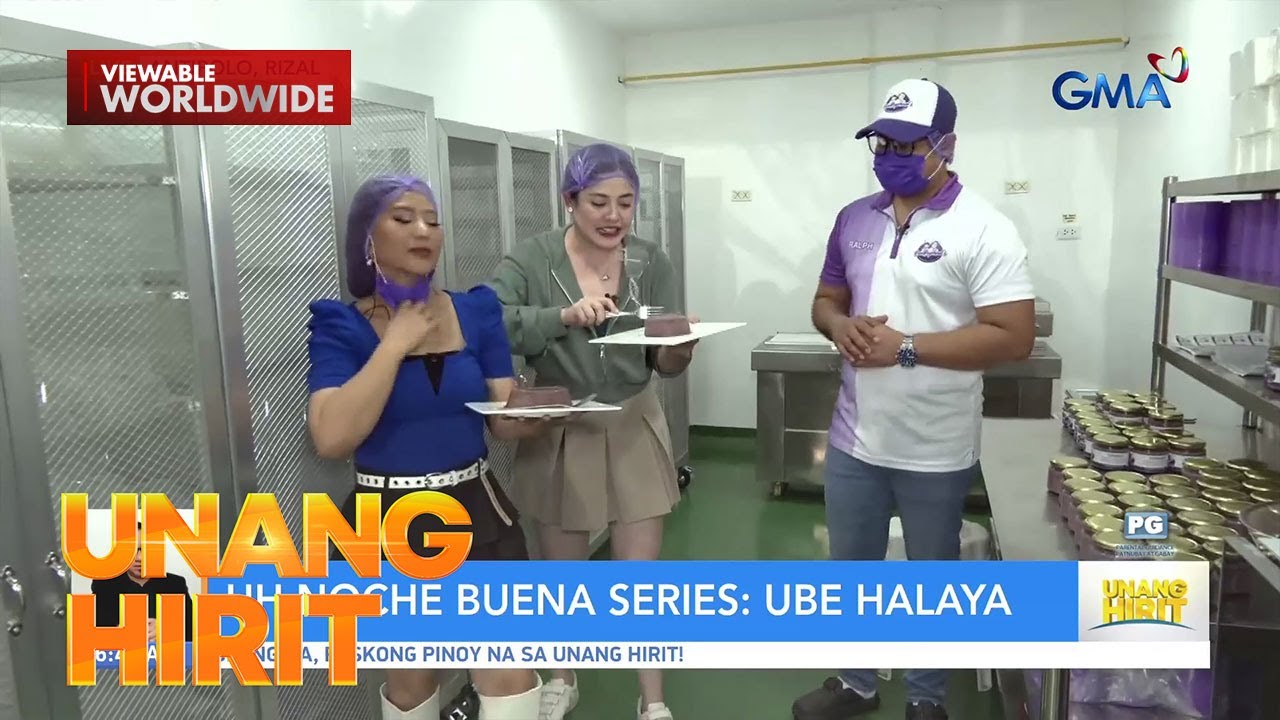 Halukay Ube with Sexbomb Monic | Unang Hirit - YouTube