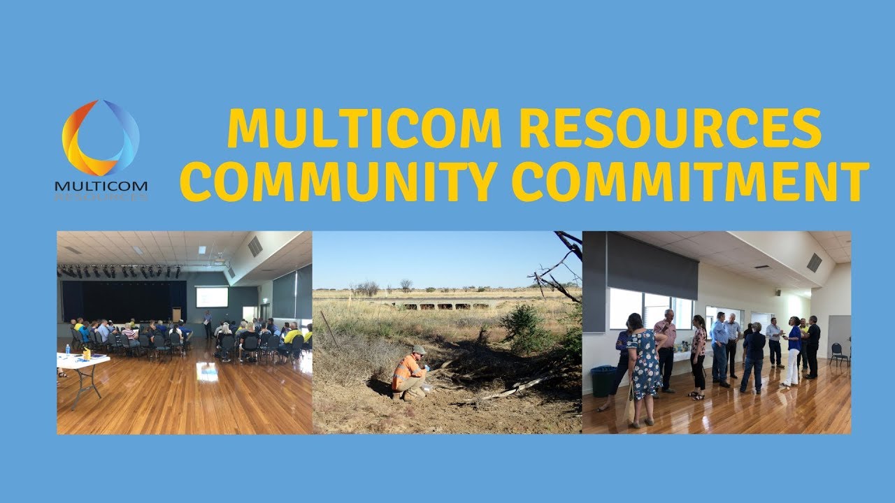 Community Commitment | Multicom Resources - YouTube