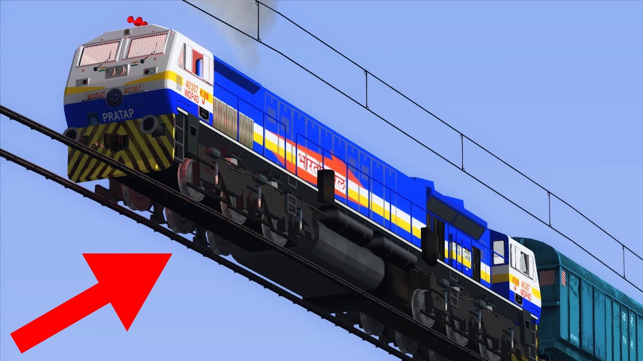Flying Train In The Sky - Amazing Skill Train Simulator 2021 - YouTube