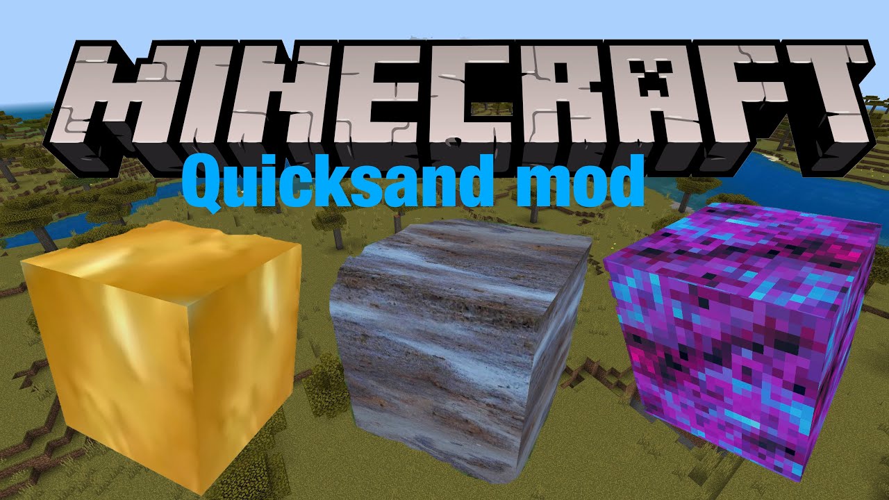 Minecraft (Quicksand mod) - YouTube