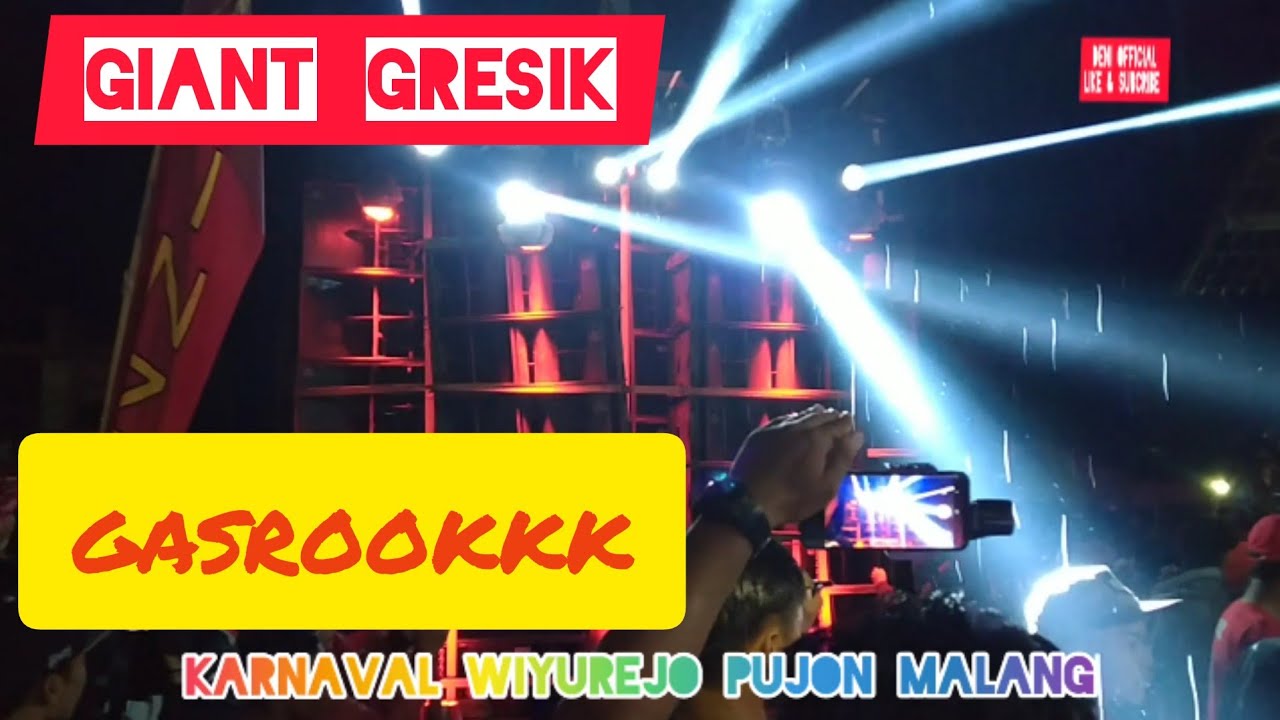 Giant gresik "Gasrok di tikungan" Karnaval wiyurejo pujon Malang 2020 ...