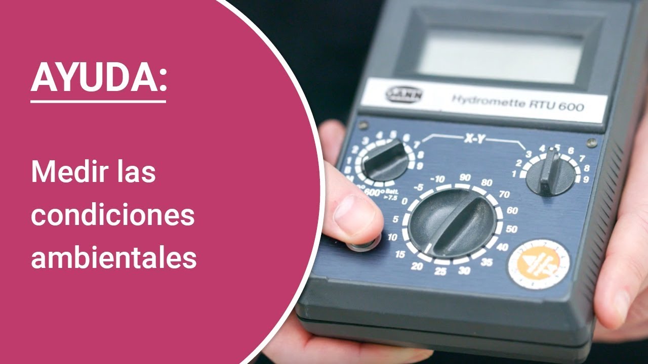 Determinación y medición de las condiciones ambientales antes de ...