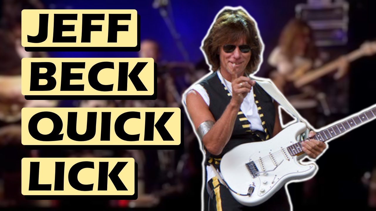 Jeff Beck Nadia Guitar Lesson Slide Solo With Tabs Guitar Lick - YouTube
