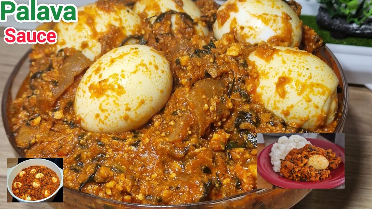 How to prepare Spinach stew/sauce | Easy palava sauce recipe - YouTube