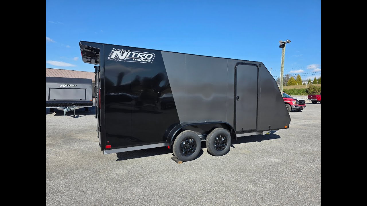 2026 Nitro 18' Hybrid aluminum snowmobile trailer. F & S Yamaha ...
