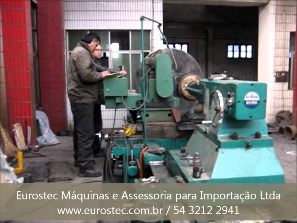 Retífica de rolos (emborrachados/laminadores) - Eurostec - YouTube