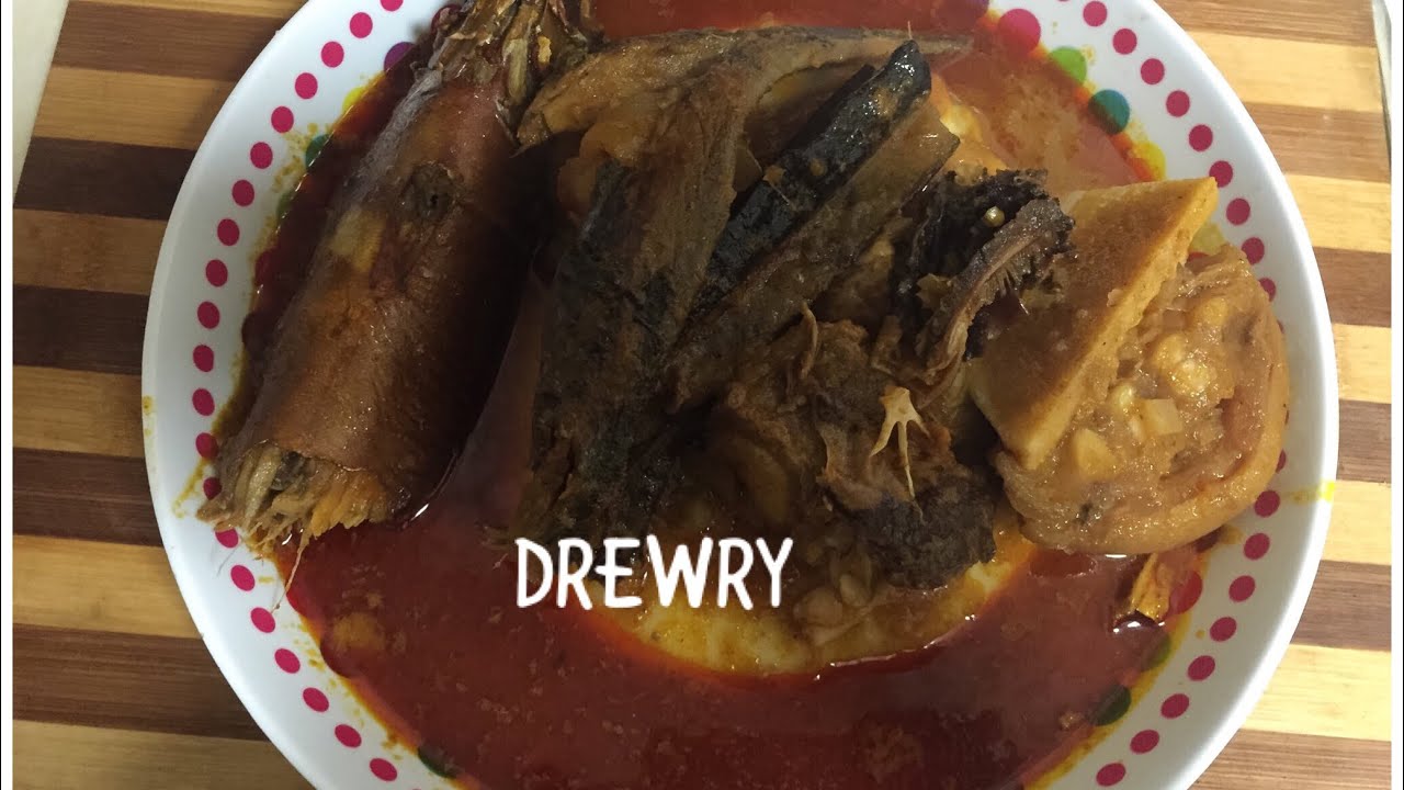 HOW TO PREPARE GHANA PALMNUT SOUP ABENKWAN - YouTube