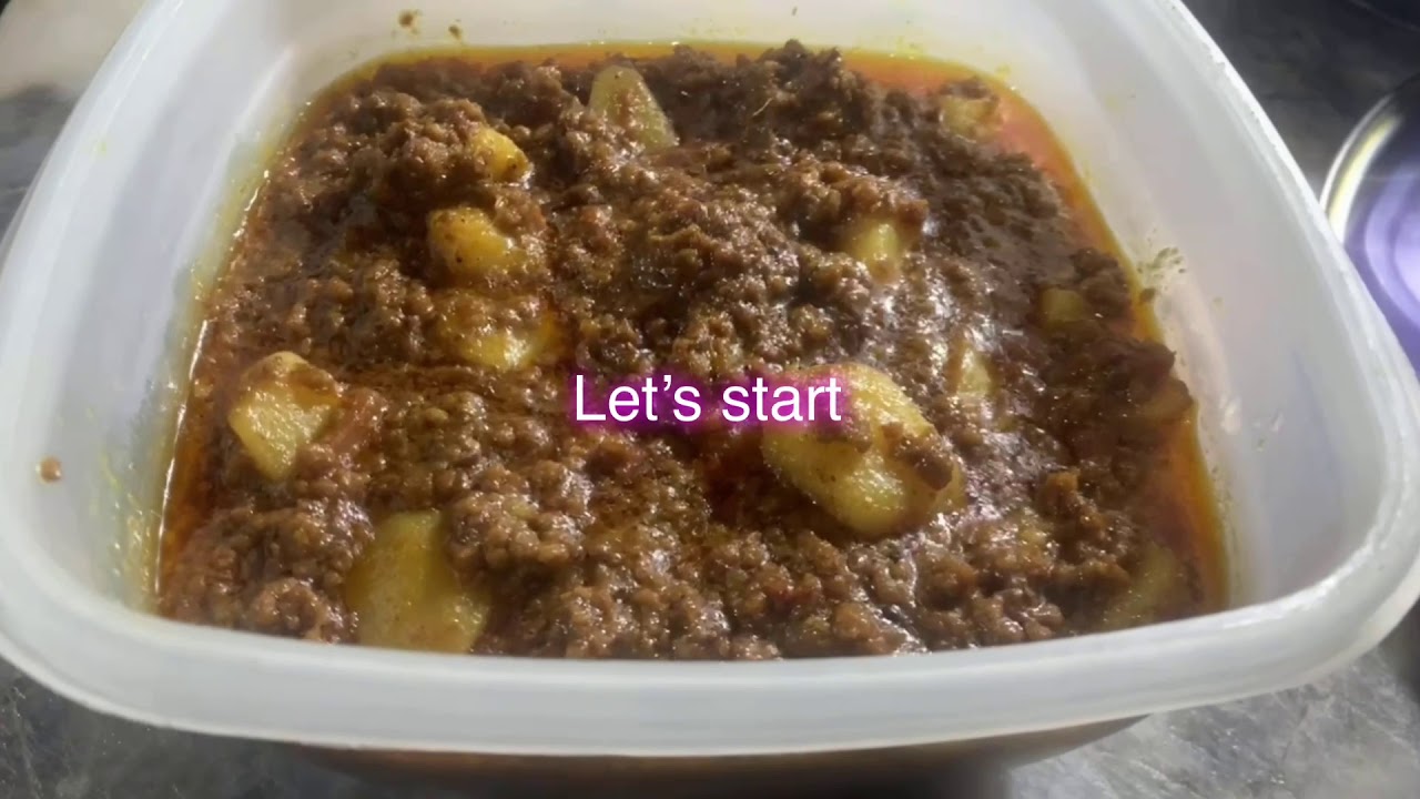 Mutton Alu qeema by ACNSC - YouTube