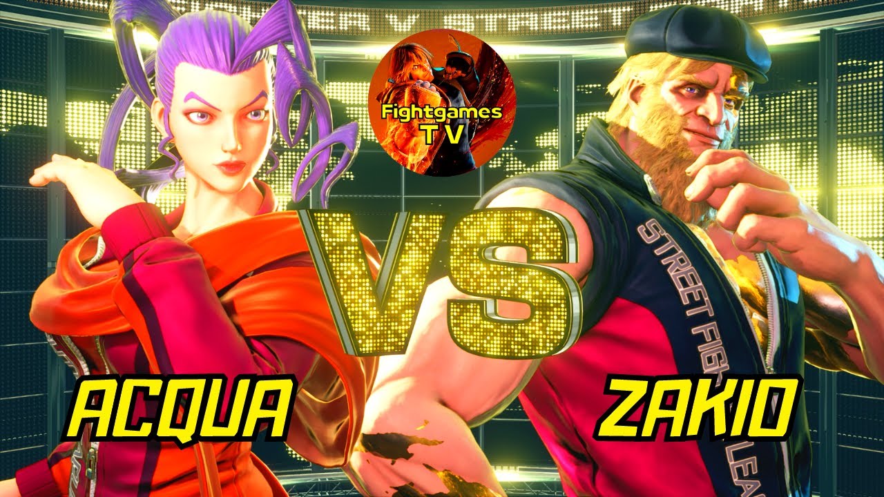 STREET FIGHTER V CE - Acqua (Rose) X Zakio (G) - YouTube