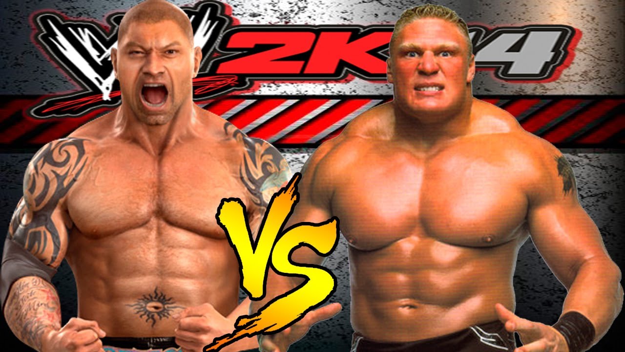 BATISTA vs BROCK LESNAR The Animal vs The Beast Match of the Year #2 ...