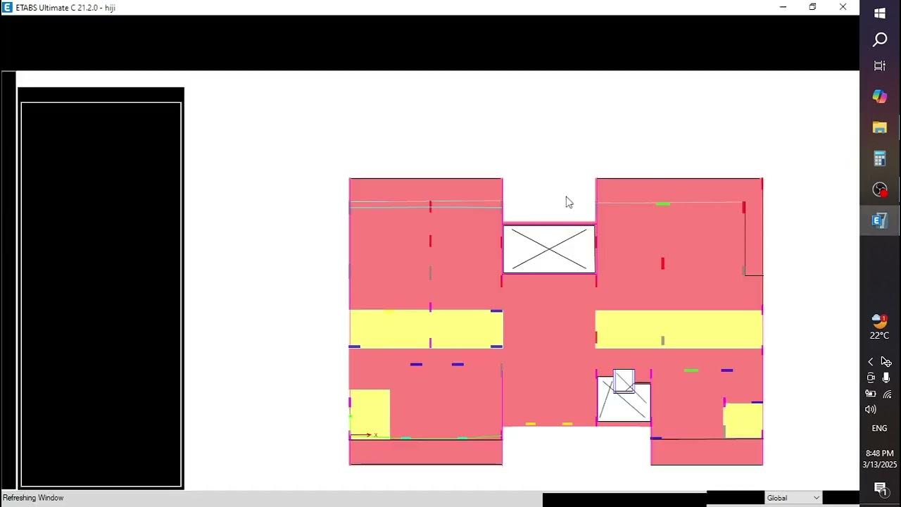 How to Fix window problem when Merge Shells in Etabs | إصلاح مشكلة النوافذ عند دمج في البلاطات ...