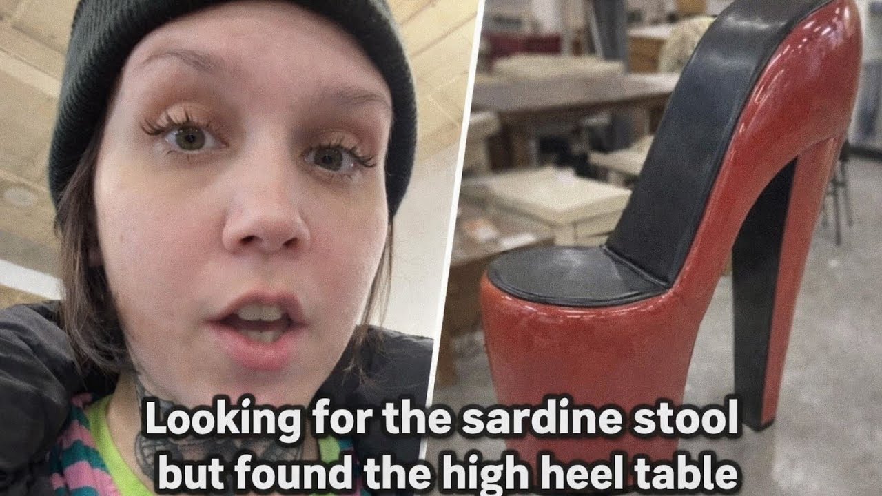 Looking for the sardine stool but found the high heel table oh my ...
