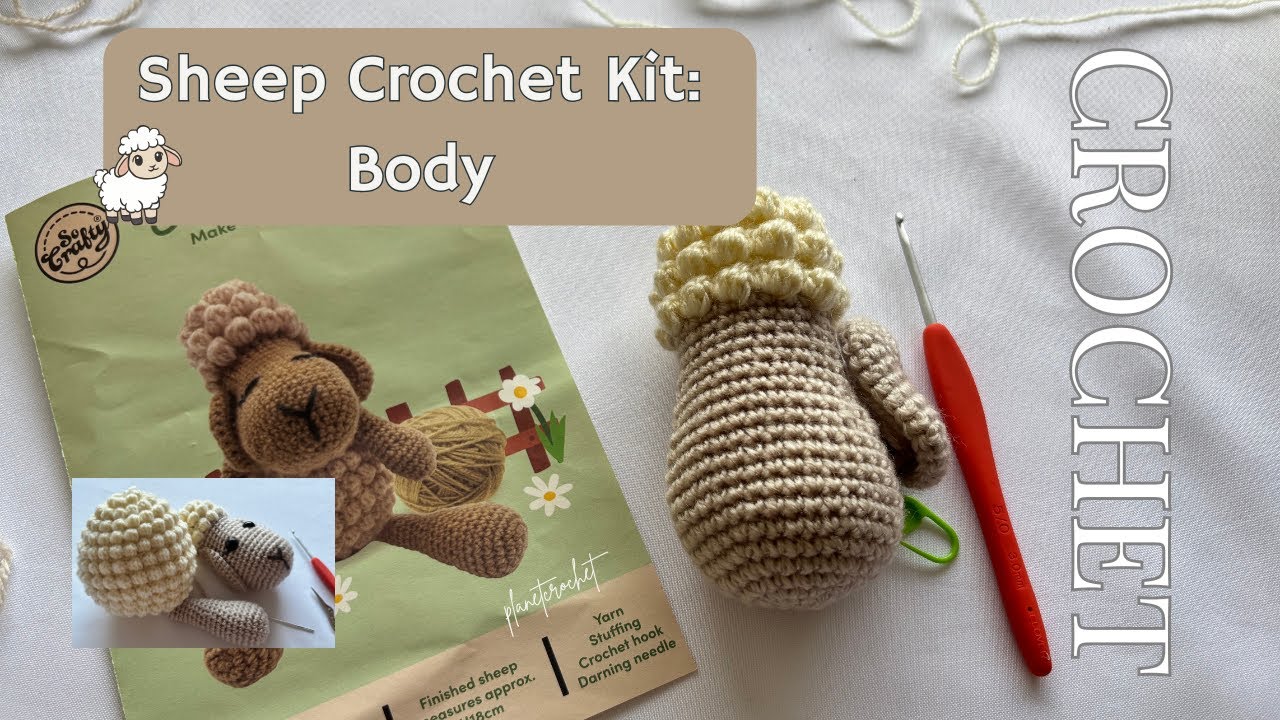 Crochet: Crochet Sheep Kit | Part 3: Making the Body | Planetcrochet ...
