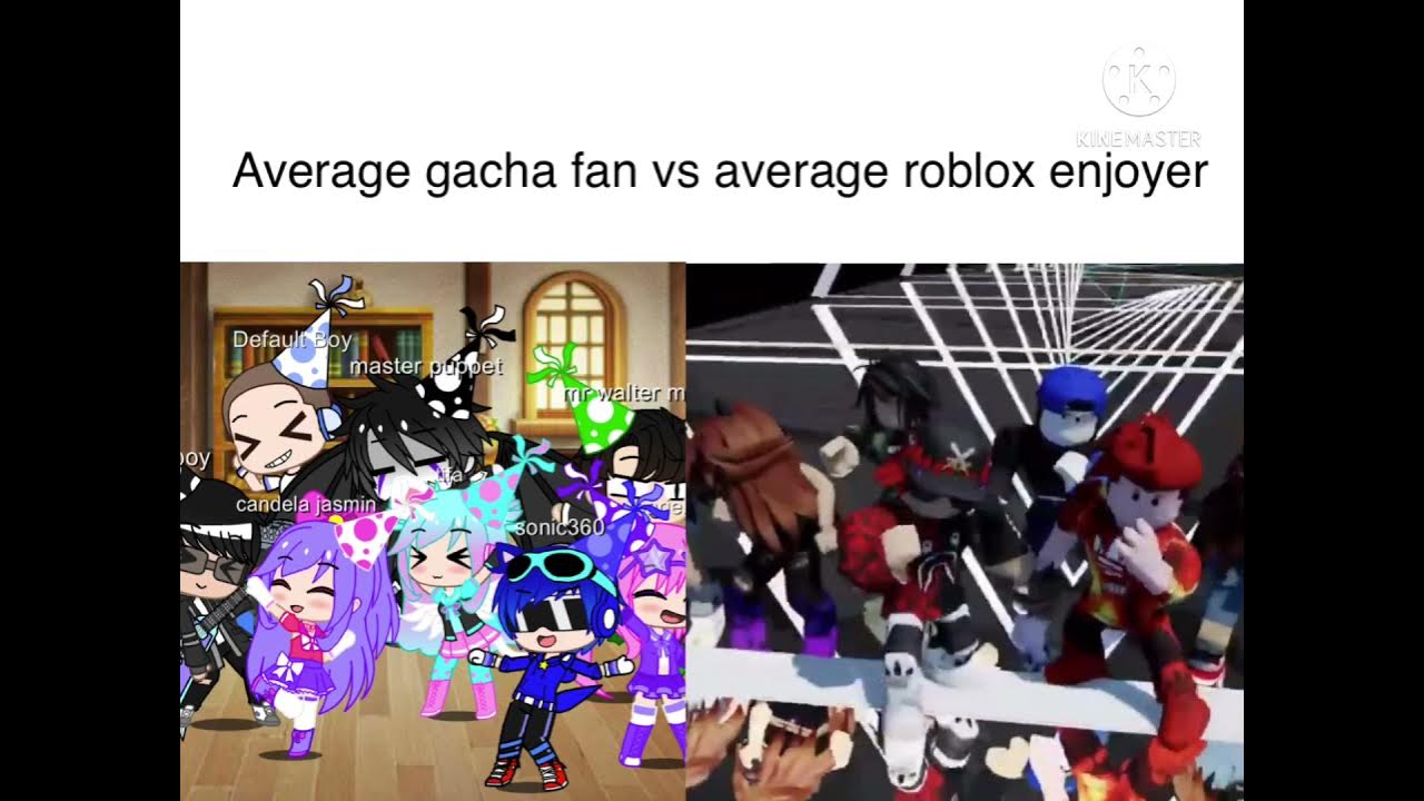 Average gacha fans vs average roblox enjoyer - YouTube