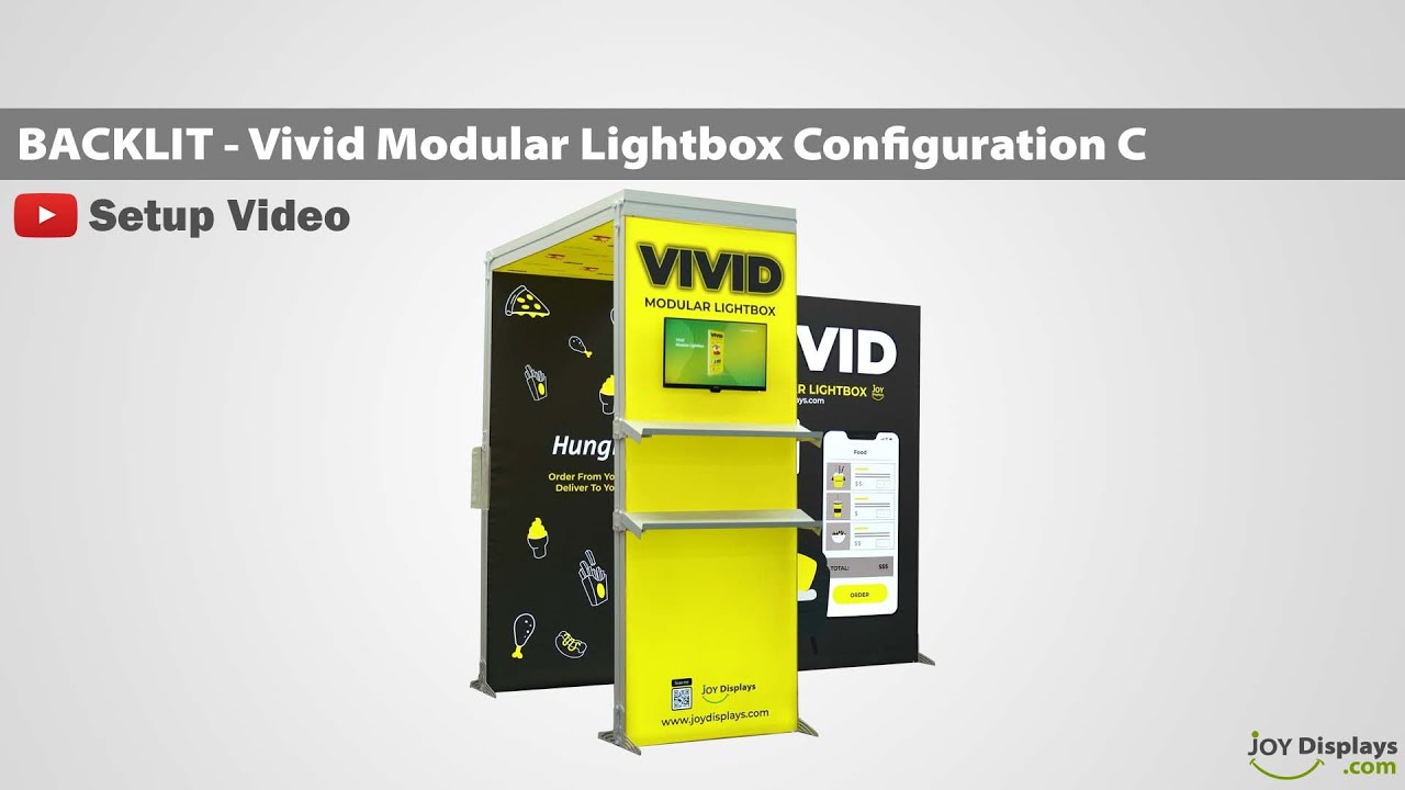Backlit - Vivid Modular Lightbox Configuration C - YouTube