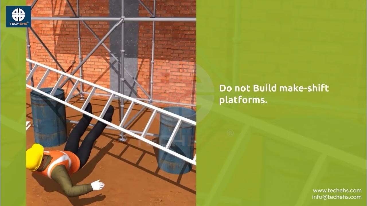 Toolbox Talk: Scaffolding Safety | Animated Safety Videos | TECH EHS ...